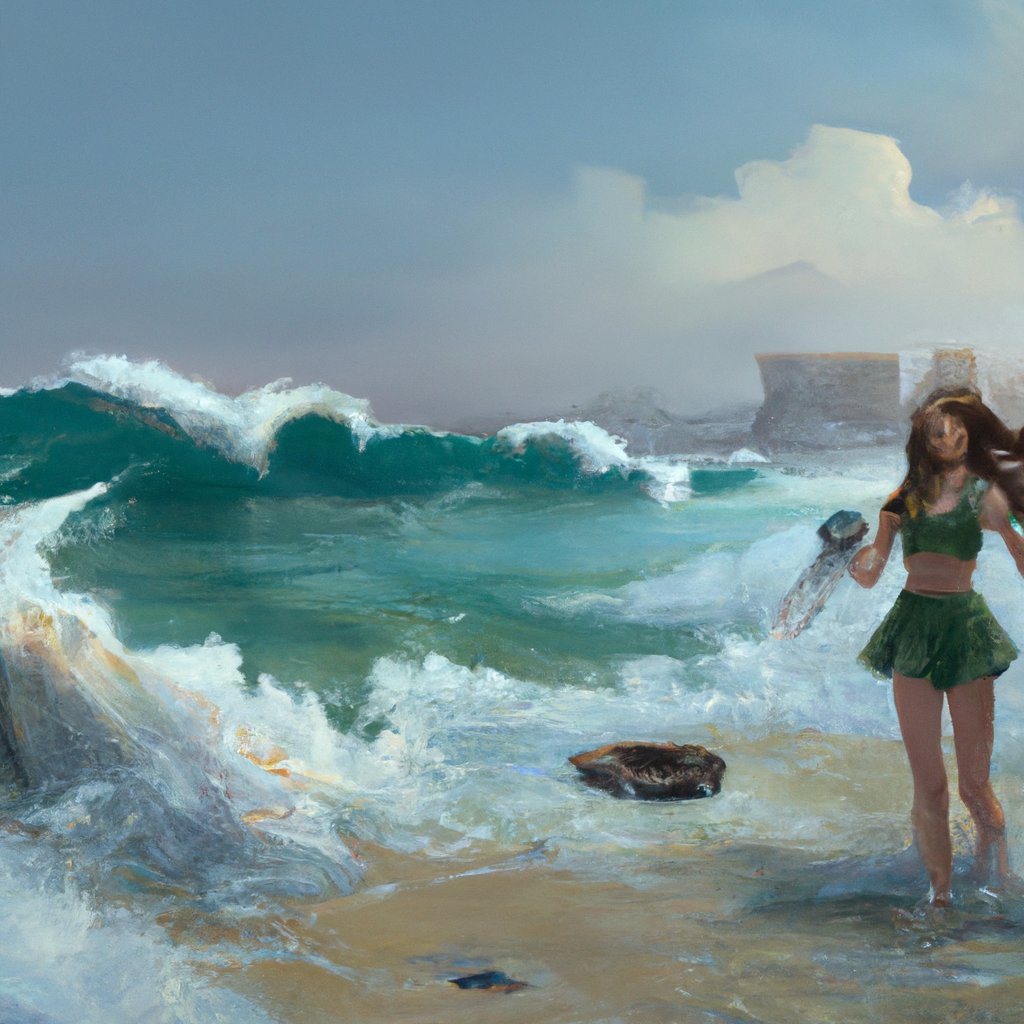 Swimming with the Waves: A Girl's Journey Through the Sea